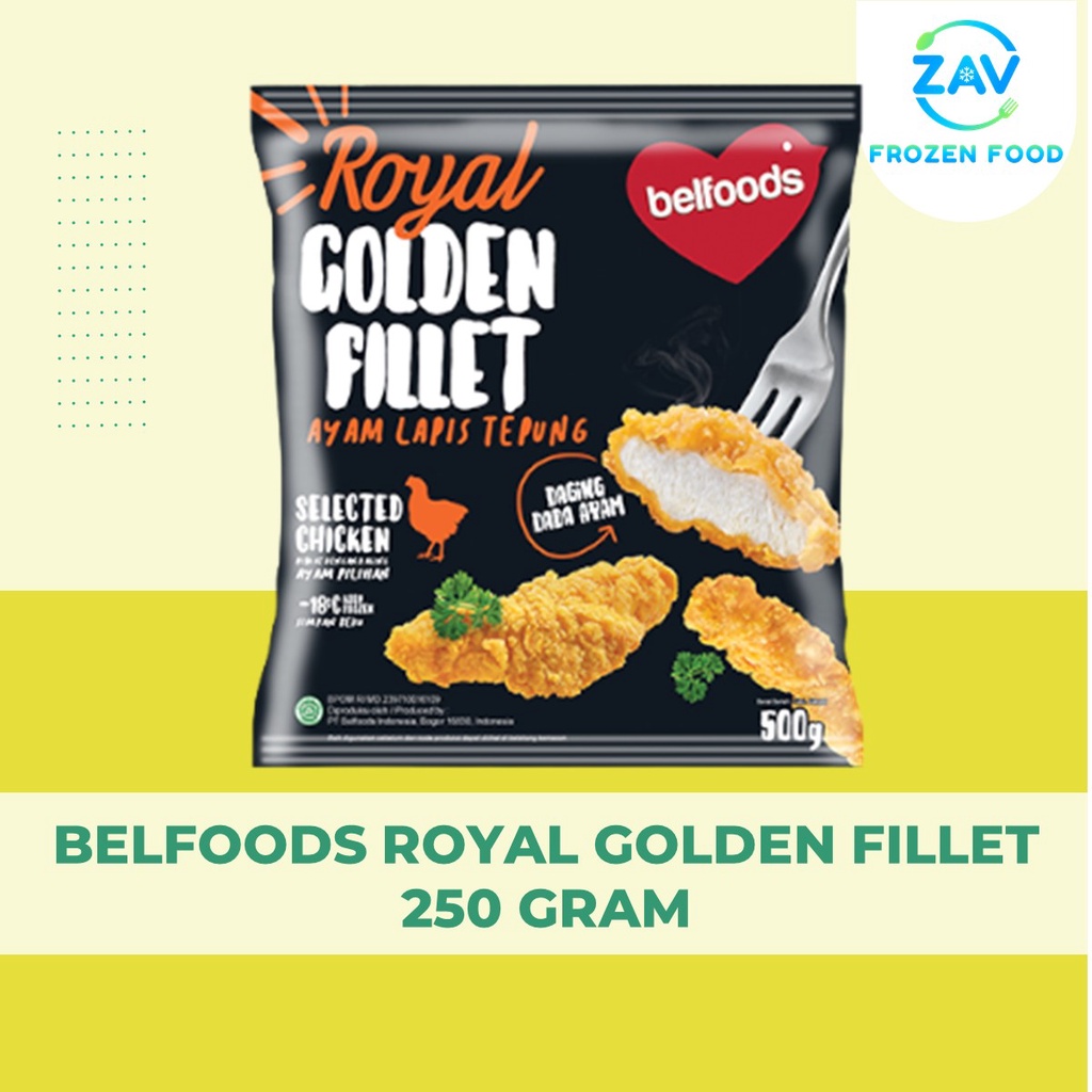 Jual BELFOODS ROYAL GOLDEN FILLET 250 GRAM | Shopee Indonesia