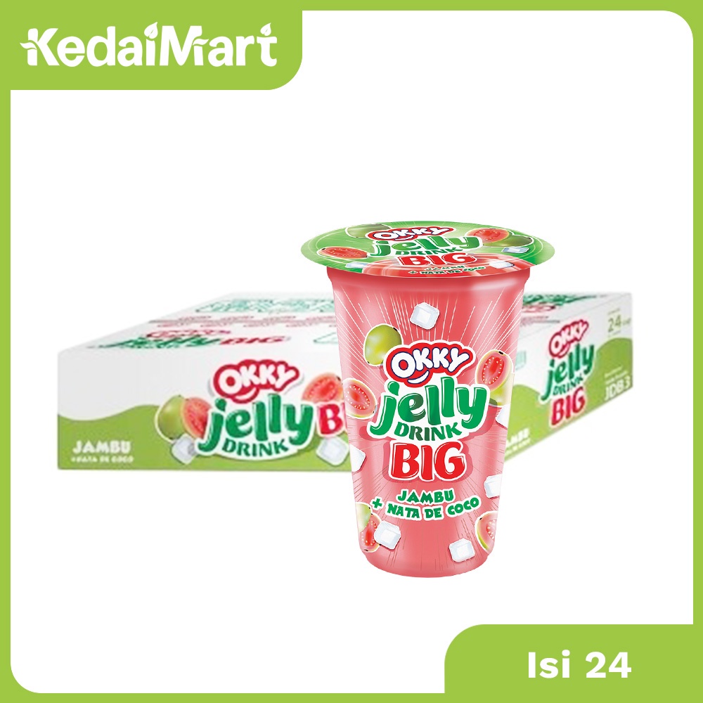 Jual Okky Jelly Drink Rasa Jambu Dus Isi 24 x 220 ml | Shopee Indonesia