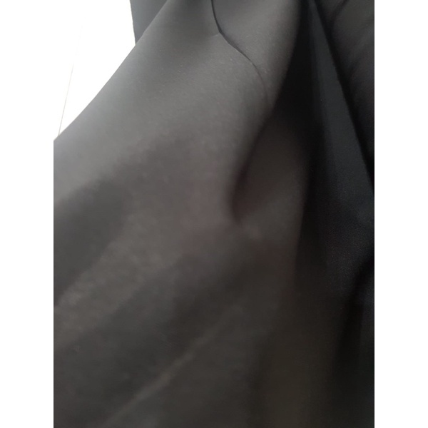 Jual OBRAL H01 KAIN FURING POLYESTER HITAM / DALAMAN BAJU DALAMAN TAS ...