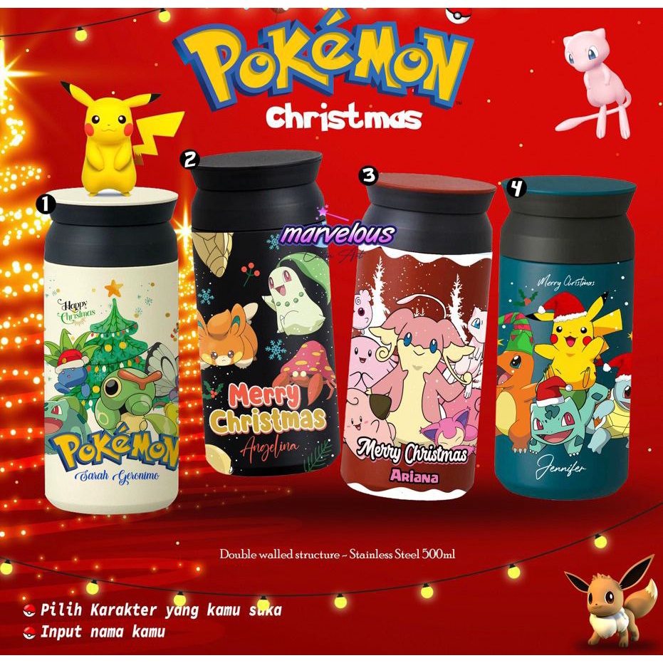 Jual TUMBLER JAPAN CUSTOM HADIAH NATAL CHRISTMAS XMAS KADO NATAL ...