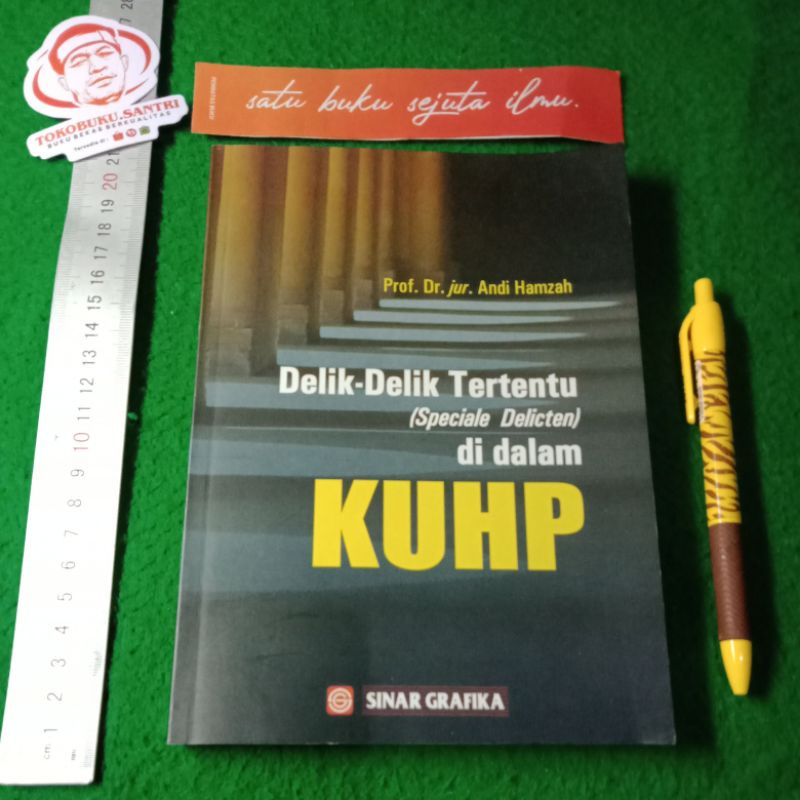 Jual Buku Delik - Delik Tertentu di dalam KUHP by Prof. Dr. jur. Andi ...