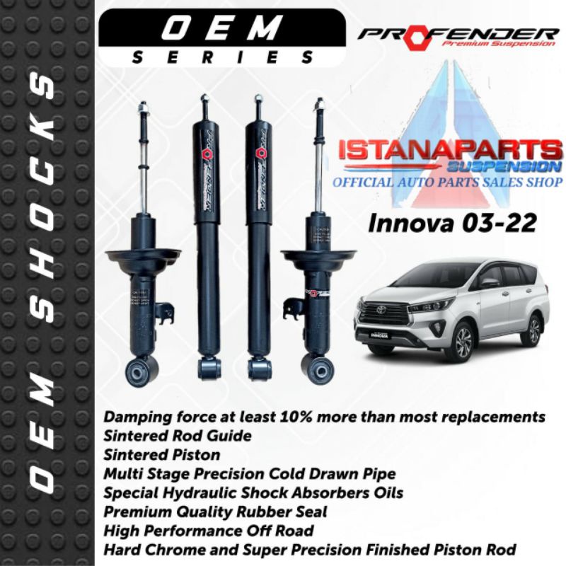 Jual Shockbreaker / Shock Absorber Depan belakang Toyota Innova Merk ...