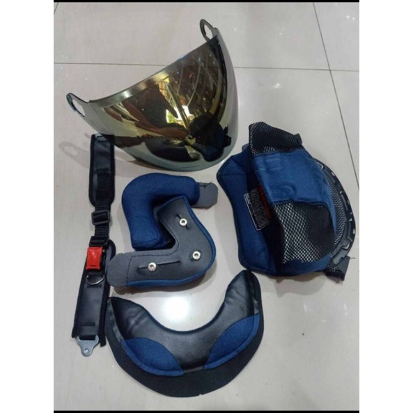 Jual Busa helm ink centro fullset + tali + kaca ink centro / Busa helm ... Jual Busa helm ink centro fullset + tali + kaca ink centro / Busa helm ...