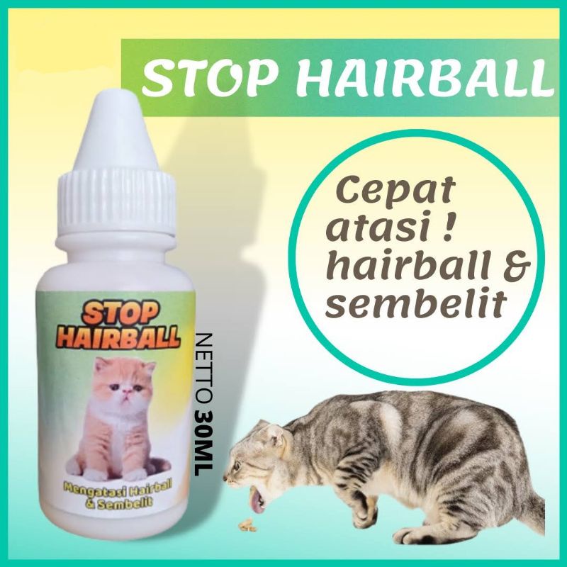 Jual STOP HAIRBALL Obat anti hairball Kucing 30ml | Shopee Indonesia
