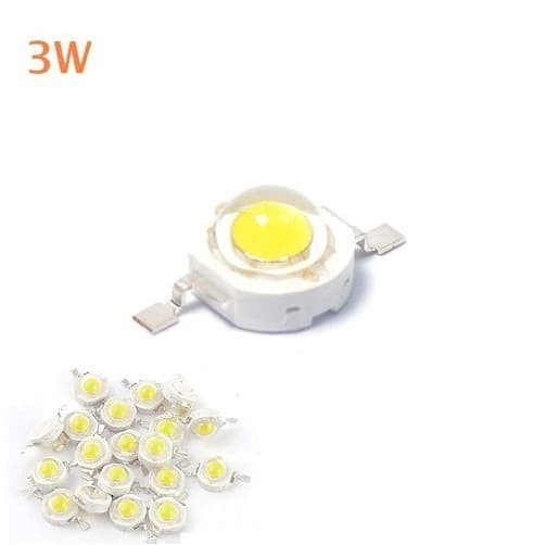Jual LED 3W Putih Super Bright SMD 6500-7000K 3 watt HPL Led 3 Watt ...