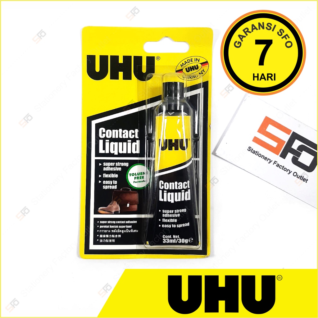 Jual Lem UHU Super Kuat Universal 33ml - Household Contact Liquid - SFO ...