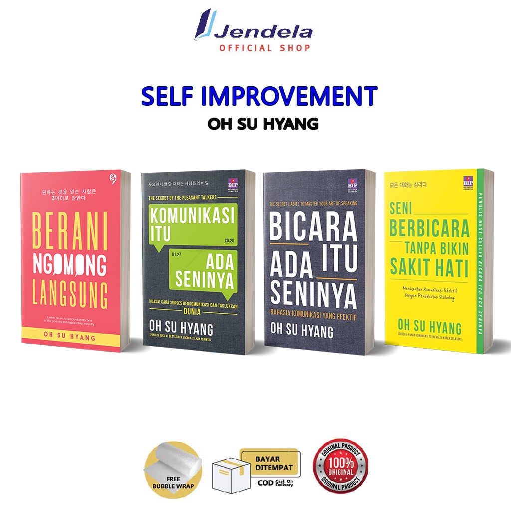 Jual Buku Motivasi Bicara Itu Ada Seninya by Oh Su Hyang - Gramedia ...