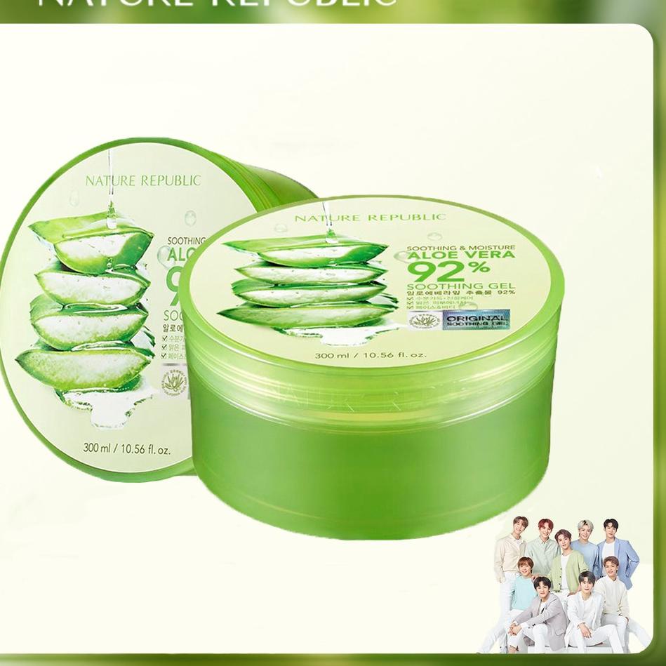 Jual Harga Grosir--NATURE REPUBLIC Soothing & Moisture Aloe Vera 92% ...