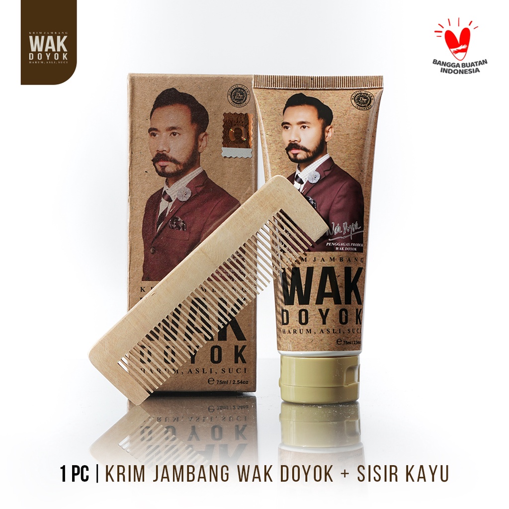 Jual Paket 1 tube x 75ml + 1 Sisir Kayu | Krim Jambang - Wak Doyok ...