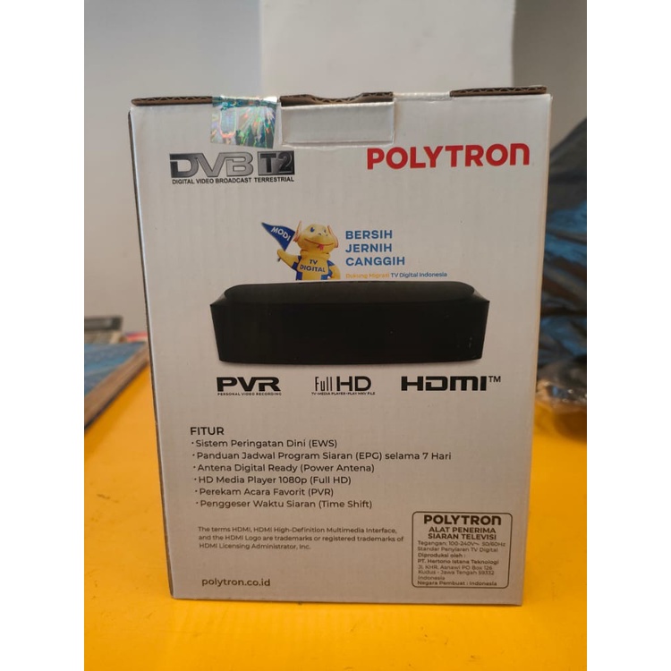 Jual Polytron DVB T2 PDV 700T2 Set Top Box TV Digital | Shopee Indonesia