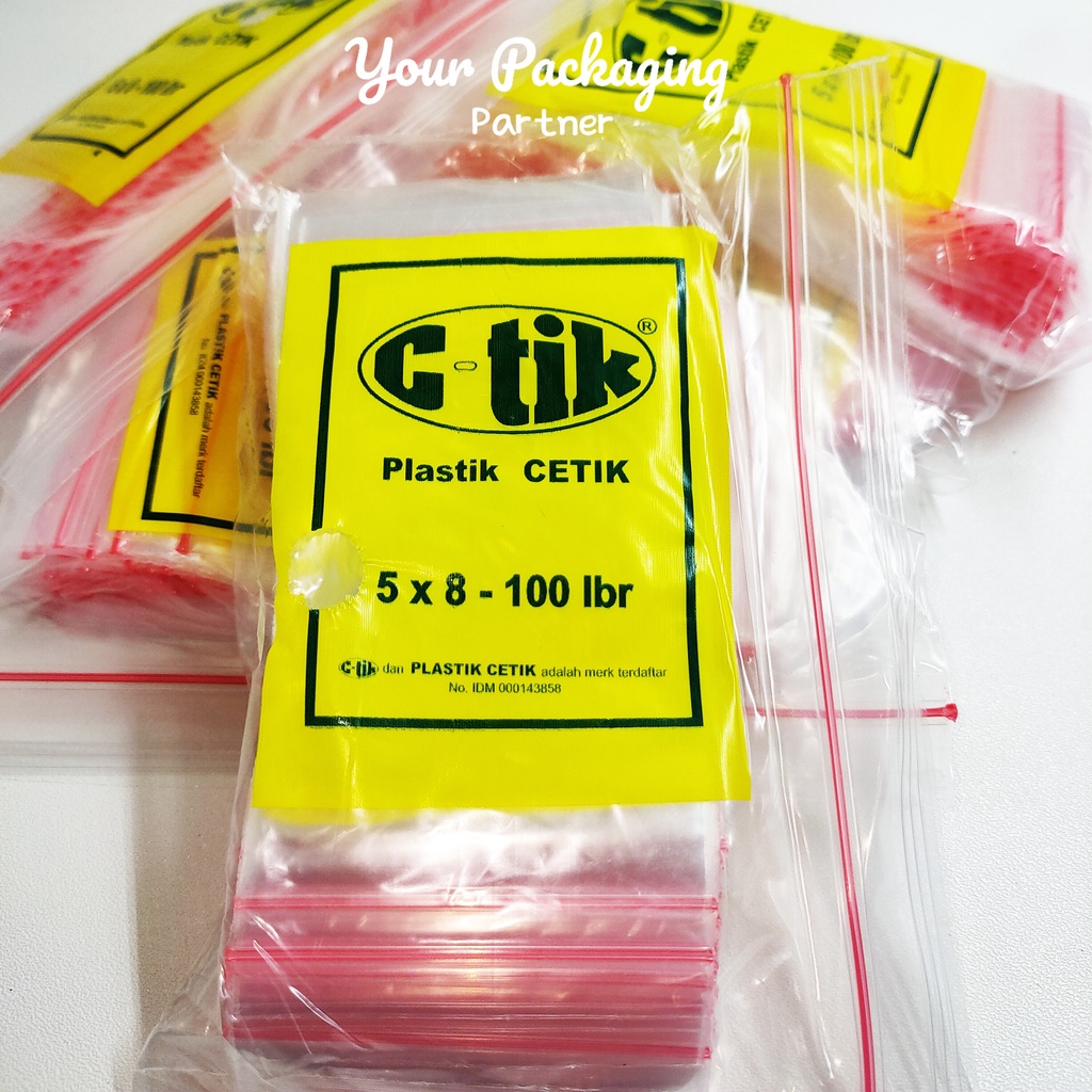 Jual Plastik Klip isi 100lembar Cetik Plastik Sambal Saos Makanan Obat ...