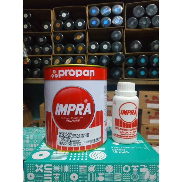 Jual Propan Impra Melamine Clear ML 131 + Hardener 1L | Shopee Indonesia