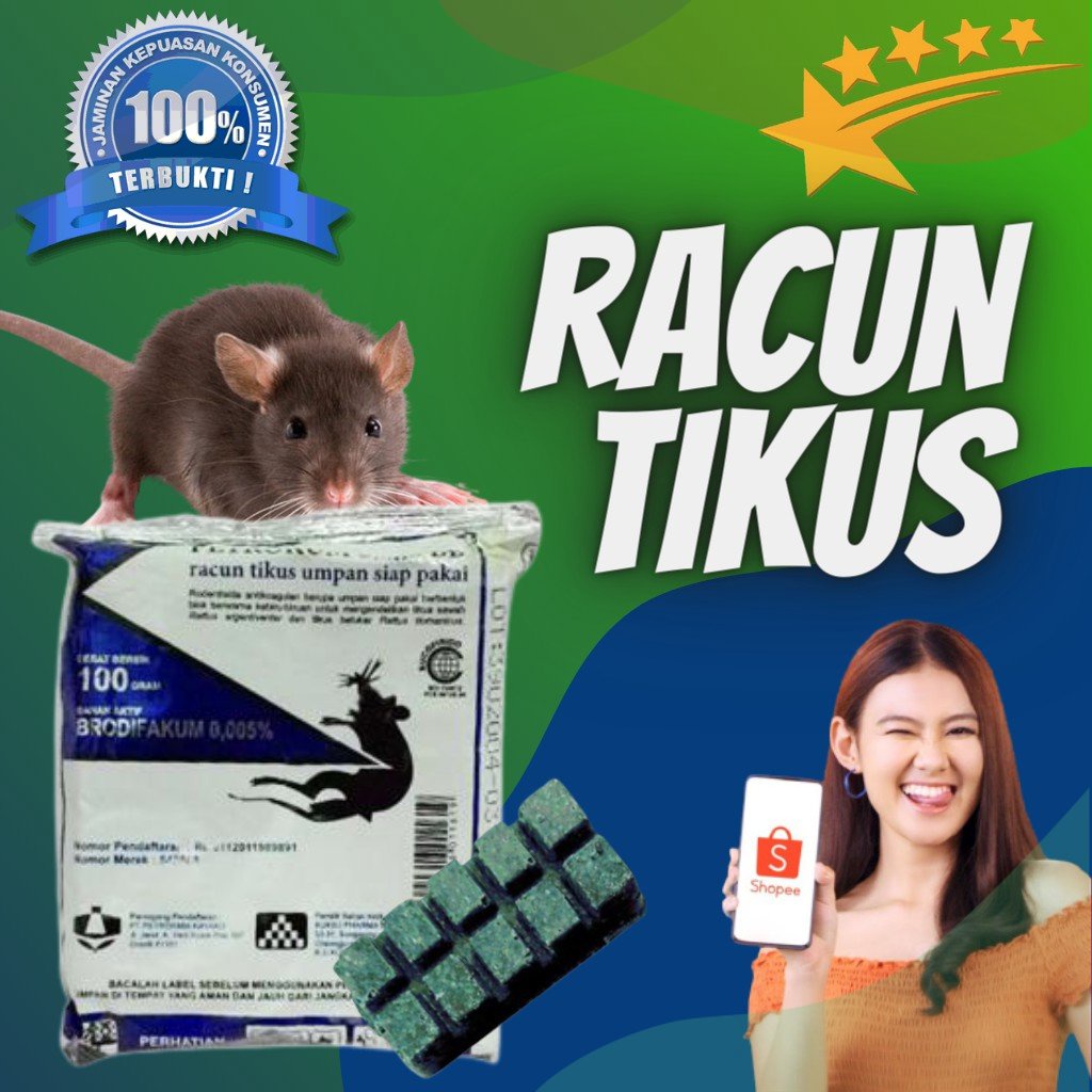 Jual Racun Tikus Gula-Gula Mati Kering Rodentisida Petrokum 0,005 BB ...