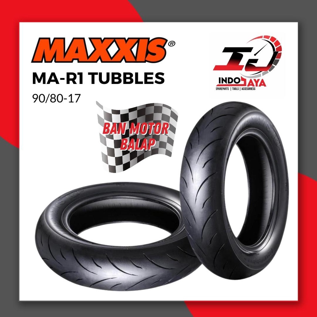 Jual [BAYAR DI TEMPAT] BAN MAXXIS MA-R1 SOFT COMPOUND TUBELESS 90/80-17 ...