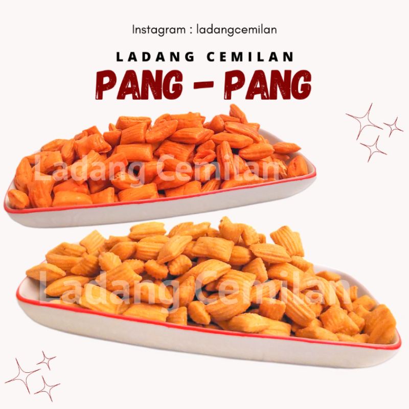 Jual PANG PANG MANIS 200 GR | SNACK PANG PANG PEDAS PREMIUM LADANG ...