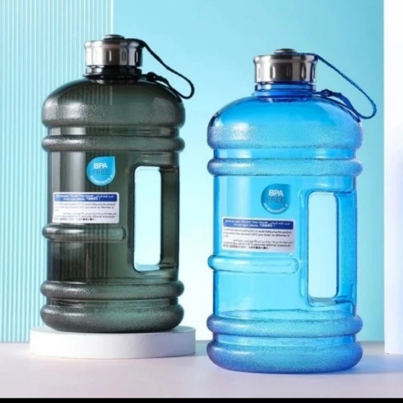 Jual Botol Minum Olahraga 2,2L Model Galon Mini - MINISO Large Capasity ...