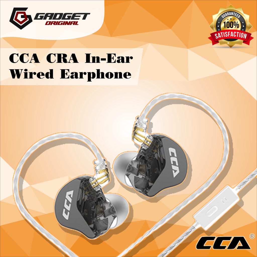 Jual CCA CRA Single Dynamic Driver HiFi Earphone with Mic alt EDX Pro ...