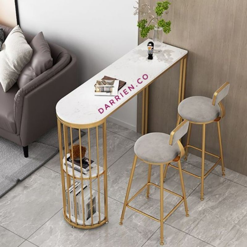 Jual Meja bar & kursi bar, set meja makan bar minimalis modern | Shopee ...