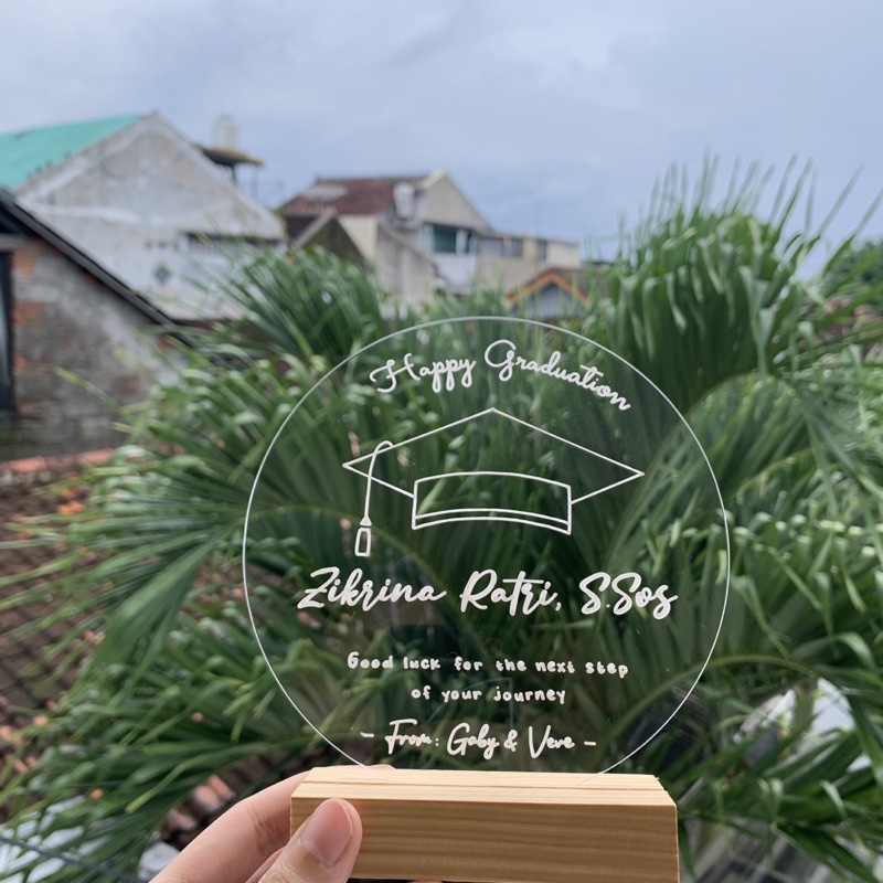 Jual Acrylic Custom Akrilik Custom Lettering Akrilik Kado Wisuda Kado ...