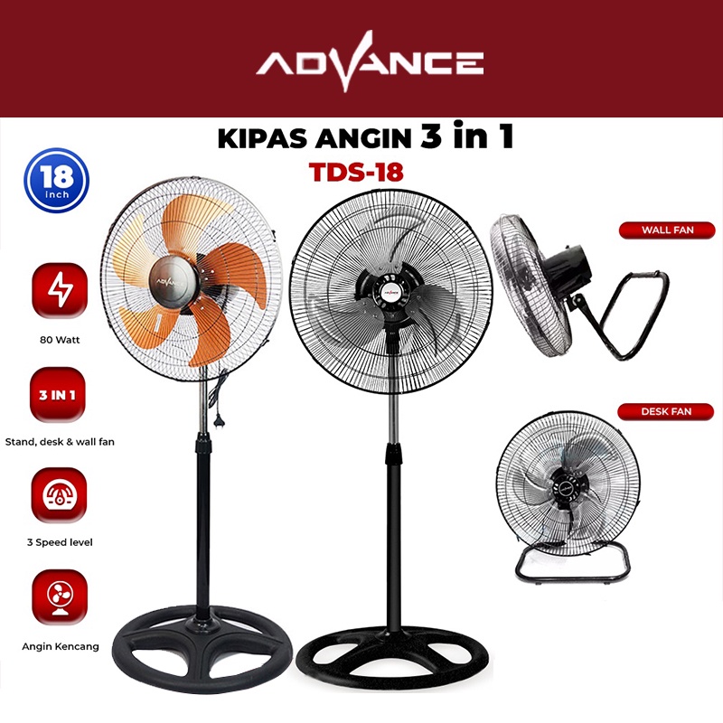 Jual 【Bisa dikirim hari ini】Advance Kipas Angin Listrik Kipas Dinding ...