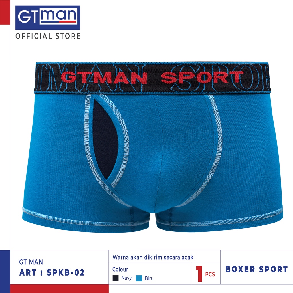 Jual GTMAN - BOXER SPORT - SPKB-02 - BAHAN KATUN ELASTIS - CELANA DALAM ...