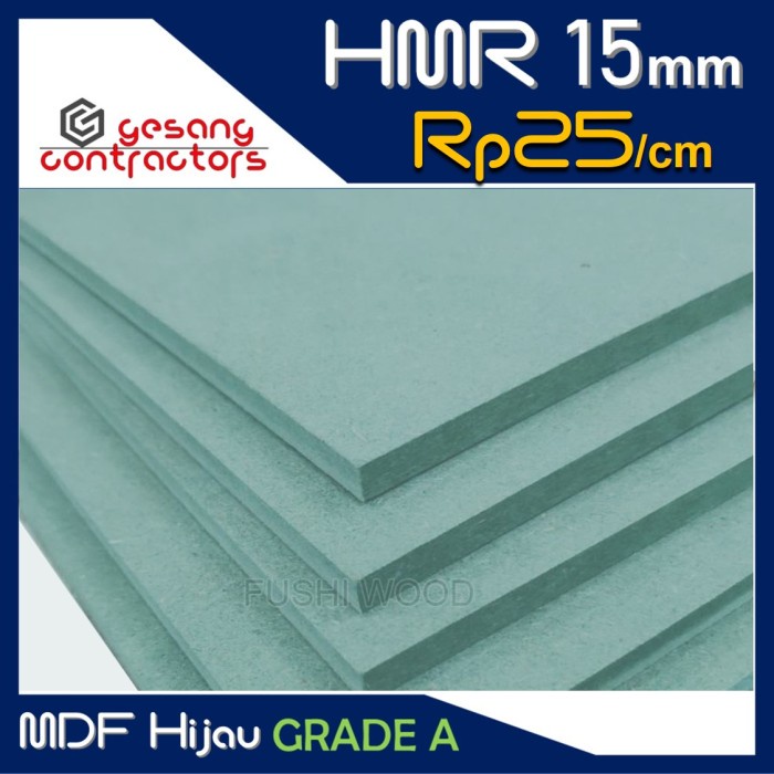 Jual HMR 15mm | MDF HIJAU 15mm Custom Harga/cm2 (Cara Order Lihat ...