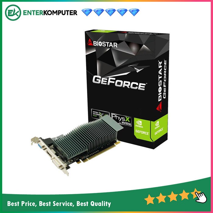 Jual Biostar GeForce GT 210 1GB DDR3 64 Bit | Shopee Indonesia