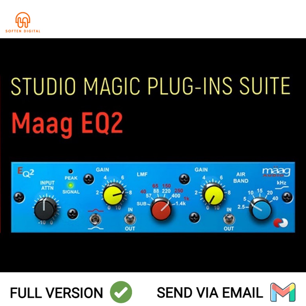 Jual Plugin Alliance & Maag Audio - EQ2 VST Plugin greater control over center frequencies and ...
