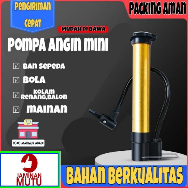 Jual POMPA ANGIN MINI PORTABLE / POMPA ANGIN BAN SEPEDA BALON BOLA ...