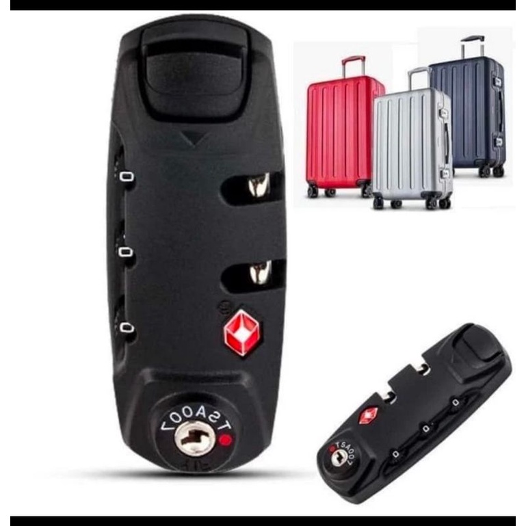 Jual lugage key lock kunci gembok resleting koper tsa | Shopee Indonesia