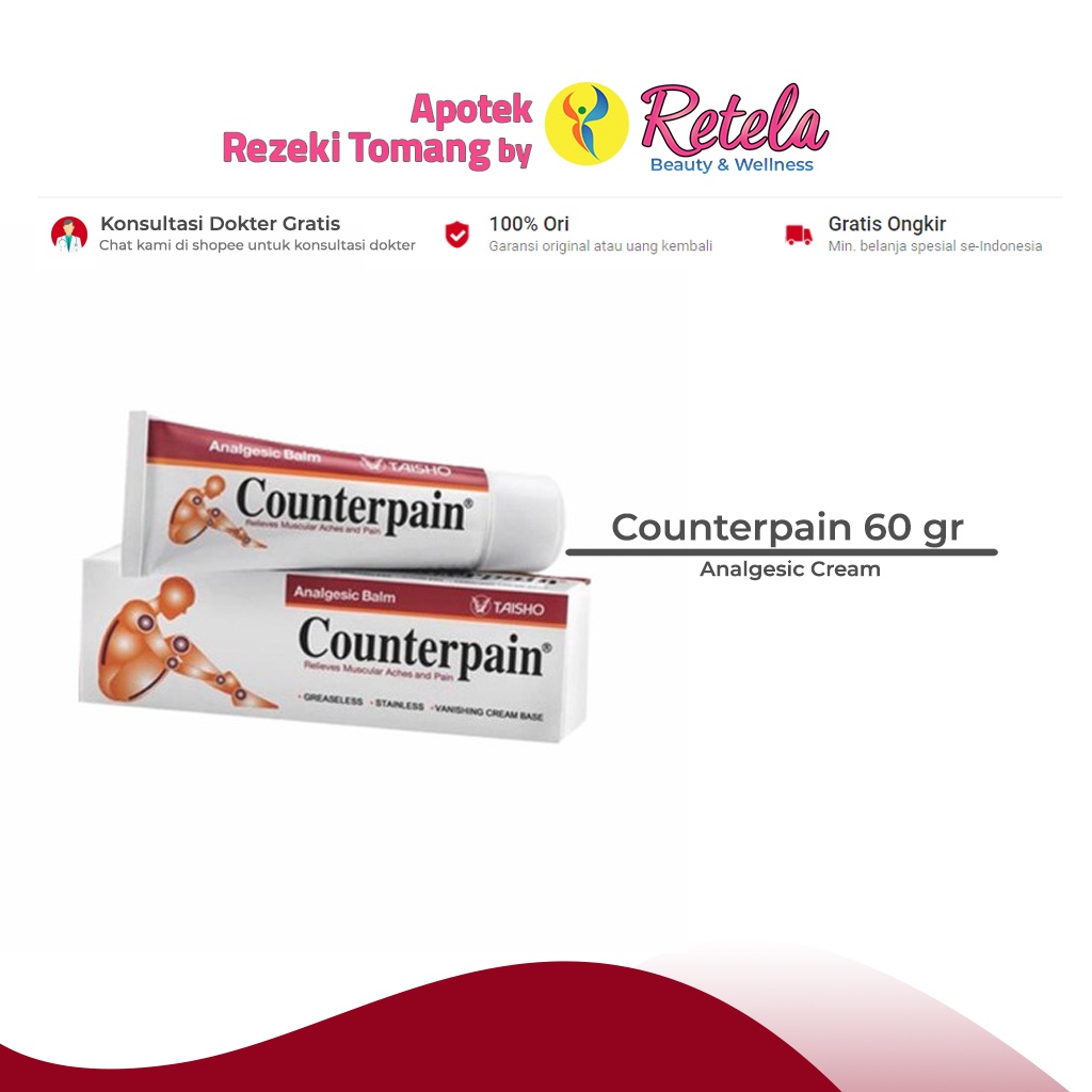 Jual COUNTERPAIN 60GR | Shopee Indonesia
