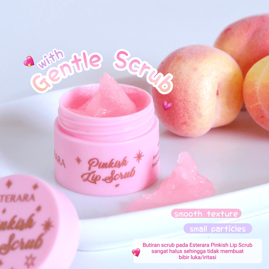 Jual [NEW] Esterara Pinkish Lip Scrub - Scrub Bibir - Gentle Scrub ...