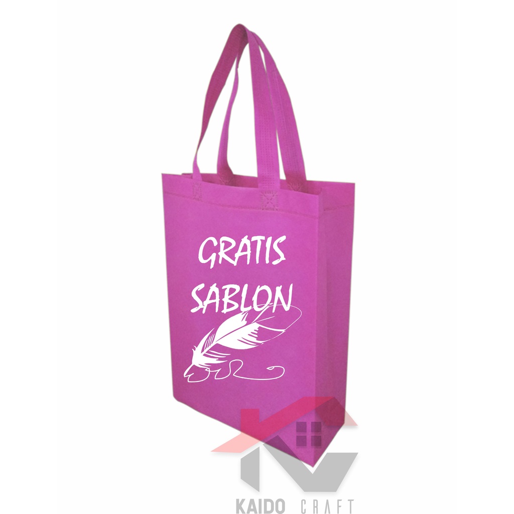 Jual TAS SPUNBOND BOX BERDIRI 30X40x10 (SABLON COSTOM) UNTUK TAS ...