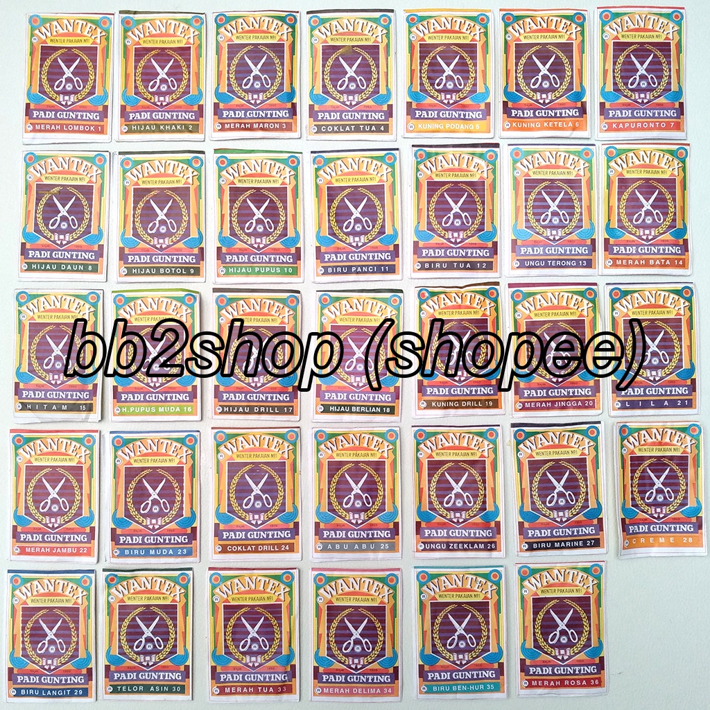 Jual Wantex Wantek Wenter Pewarna Kain Pakaian Tekstil | Shopee Indonesia
