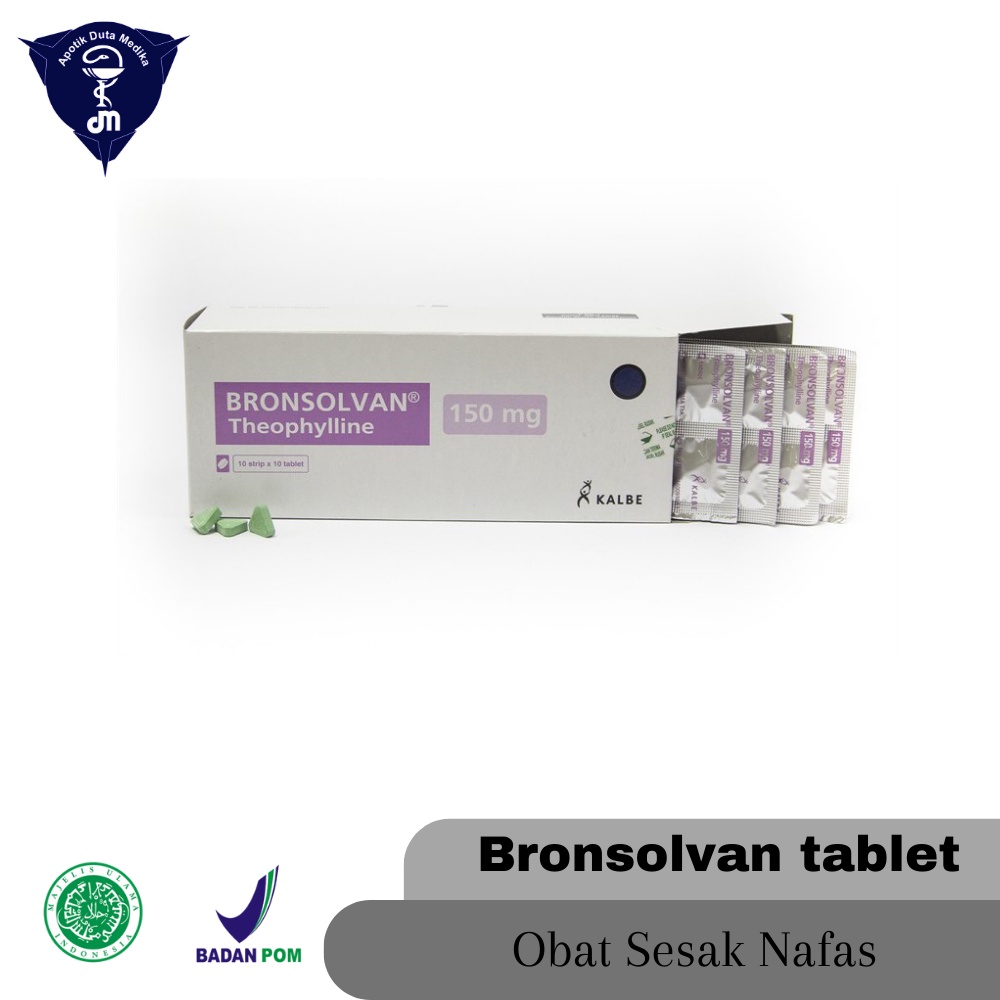 Jual BRONSOLVAN 10 TABLET/MENGATASI GEJALA ASMA/MENGATASI GEJALA SESAK ...
