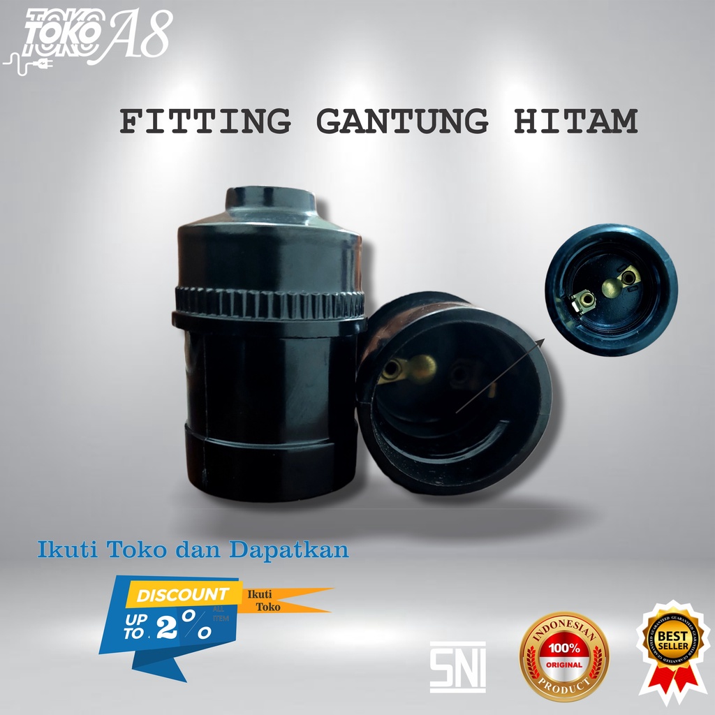 Jual Fitting Gantung Hitam / Bentuk Menyerupai Model Broco | Shopee ...