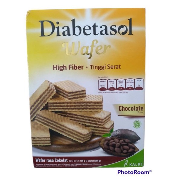 Jual DIABETASOL WAFER Rasa coklat (100g) | Shopee Indonesia