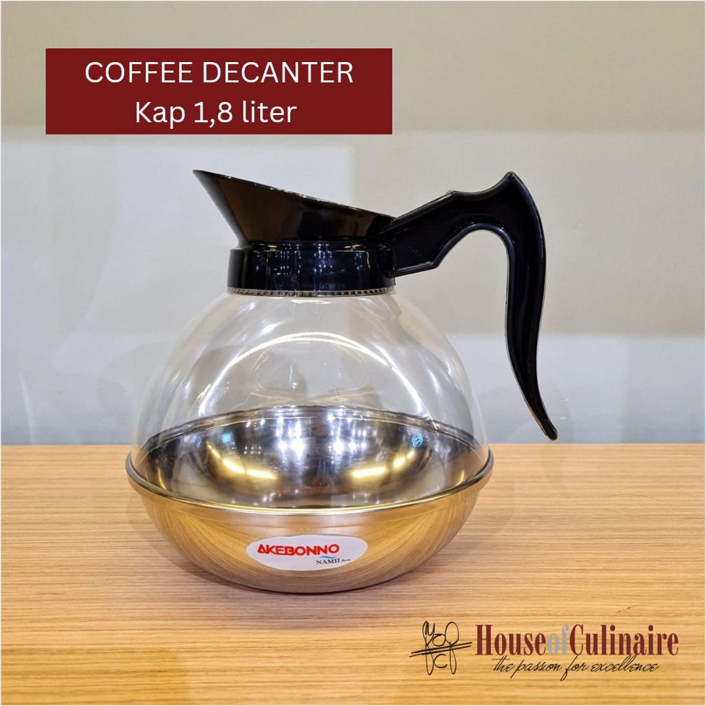 Jual Coffee Decanter 1,8 liter Tea Decanter Teko Penghangat Teh Kopi ...