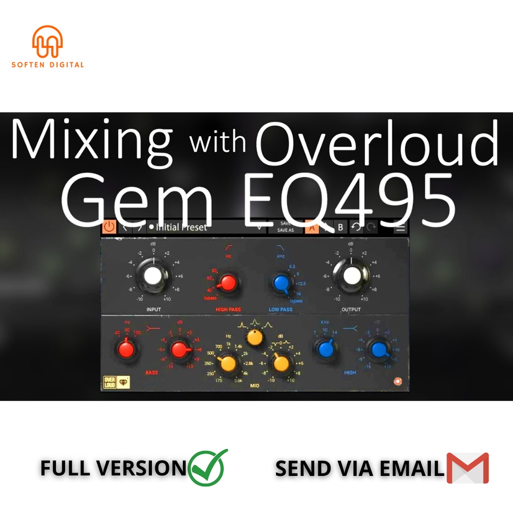 Jual Overloud GEM EQ495 1-2 VST Plugin very rare and legendary analog ...
