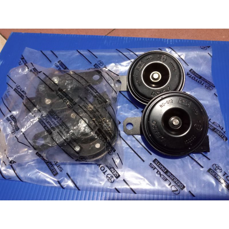 Jual ORI klakson horn Denso 12 V ,High-Low all Toyota Fortuner, Innova ...