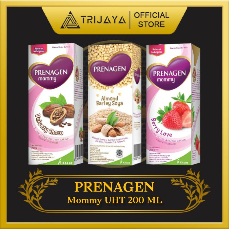 Jual PRENAGEN MOMMY UHT BERRY LOVE / VELVETY CHOCO / ALMOND SOYA 200 ML | Shopee Indonesia