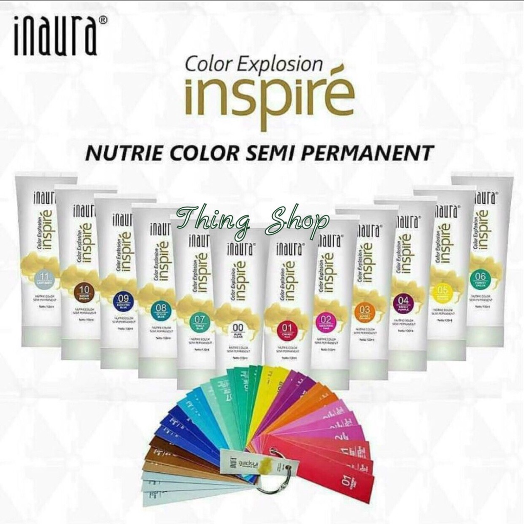 Jual INAURA COLOR EXPLOSION INSPIRE 100ML / HAIR COLOR | Shopee Indonesia