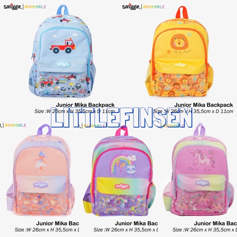 Jual SMIGGLE animale tas sekolah anak/smiggle ransel mika/tas smiggle ...