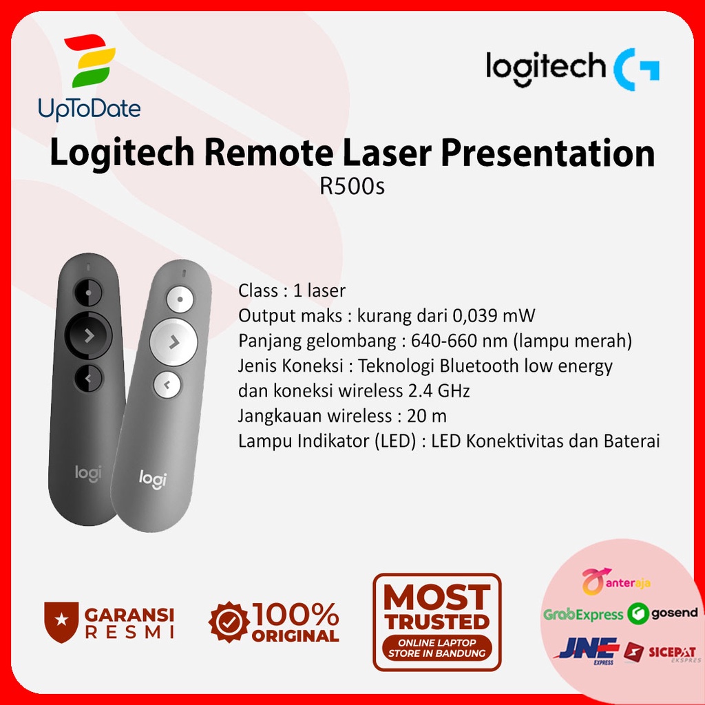 Jual Logitech R500s Laser Presentation Remote | Shopee Indonesia