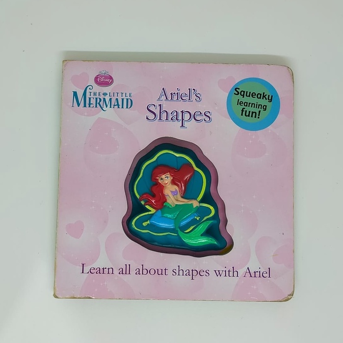 Jual BUKU IMPORT - LITTLE MERMAID ARIEL DISNEY - LEARN SHAPES | Shopee ...