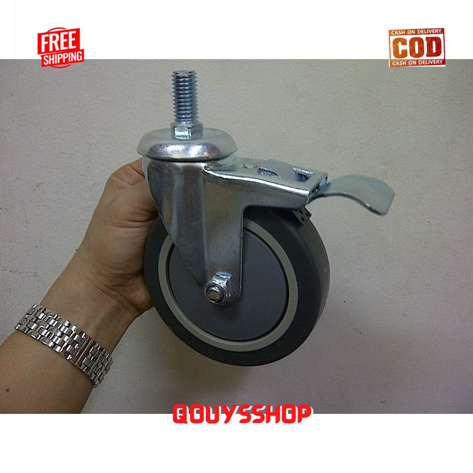 Jual Roda Trolley / Troli / Kasur Rumah Sakit / Hospital Bed Karet ...