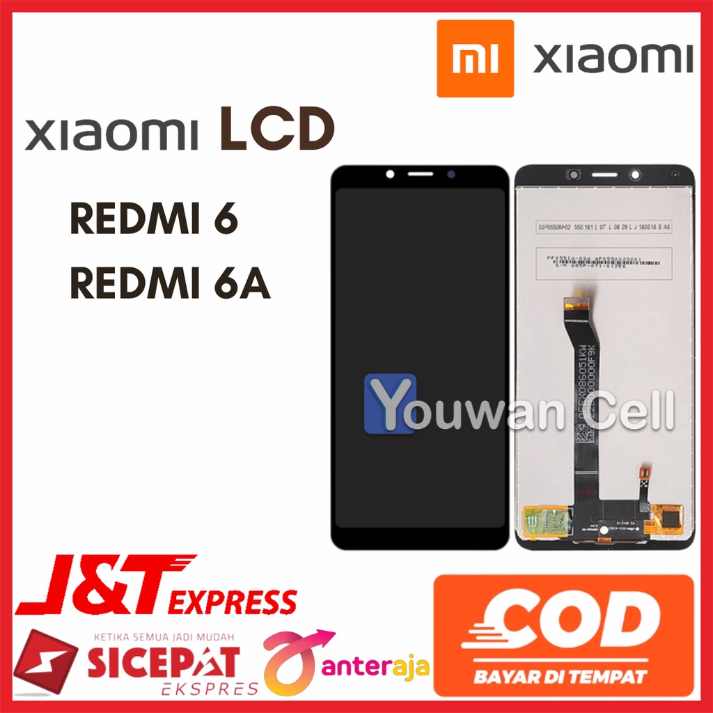 Jual LCD REDMI 6A / REDMI 6 - ORIGINAL FULLSET TOUCHSCREEN | Shopee Indonesia