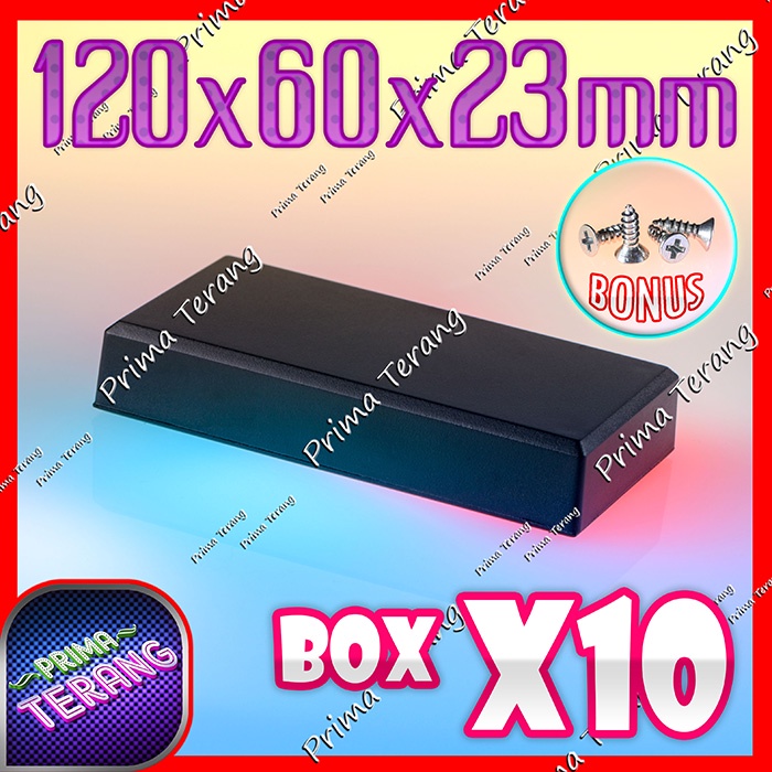 Jual Box Hitam X10 Kotak Plastik Slim Casing Komponen X-10 | Shopee ...