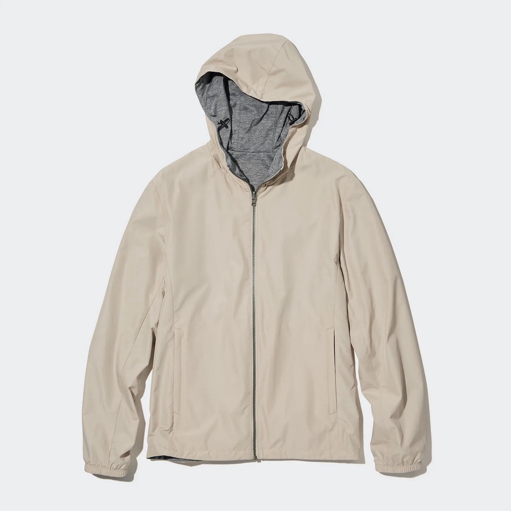 Jual UNIQLO Jacket Parka Hoodie Reversibel Anti Air Pria JASTIP BATBOY ...