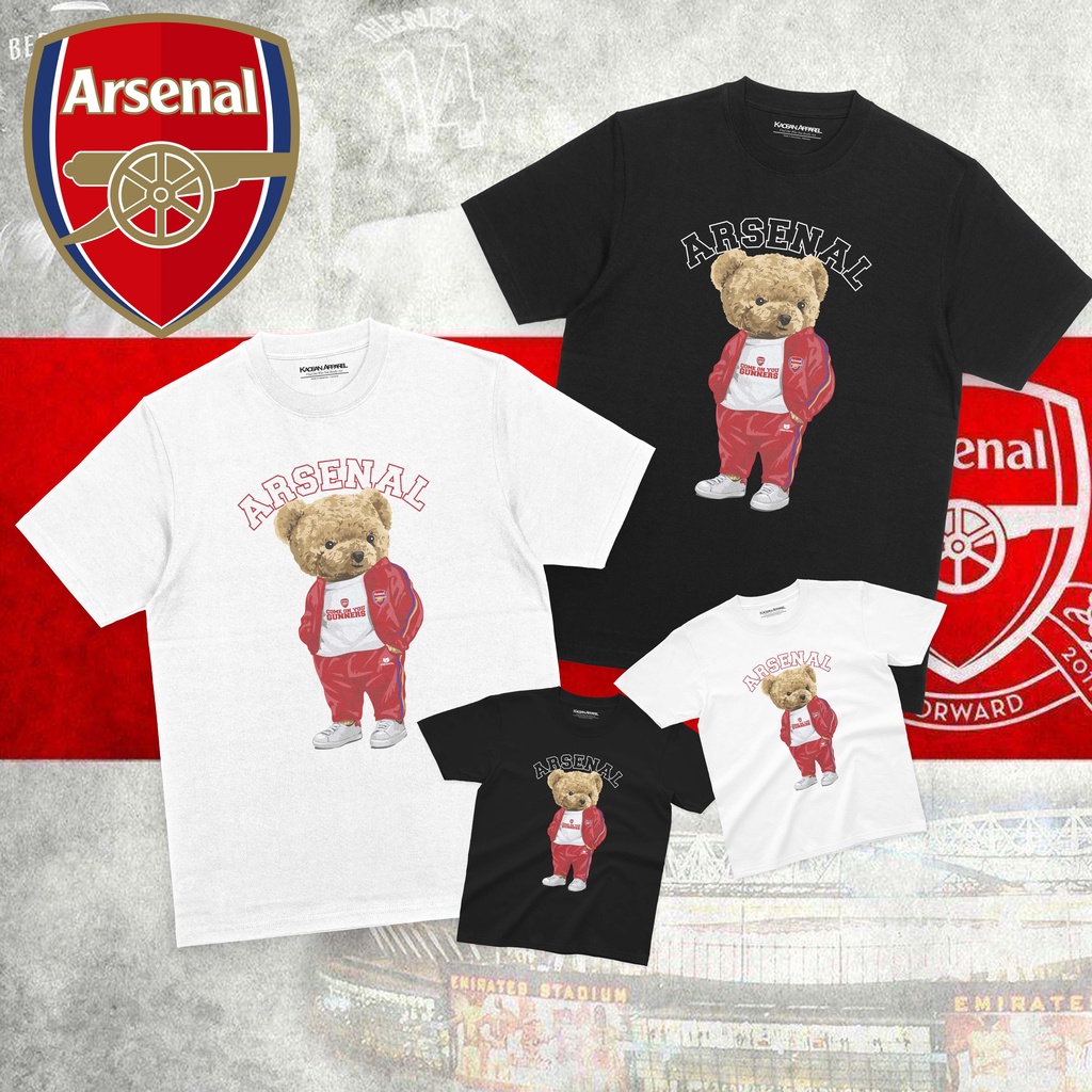 Jual Kaos "Bear Arsenal" - The Guners/The Young Gunners/Come On You ...